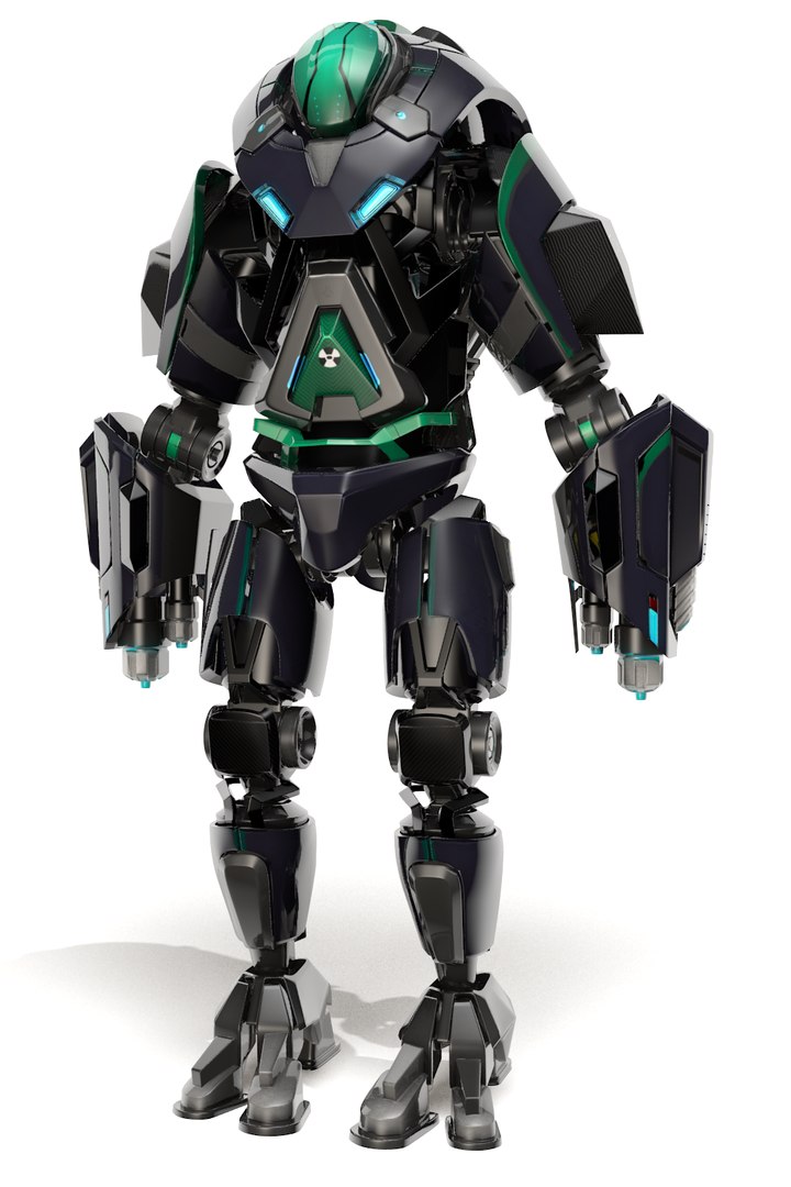 3d model robot bot