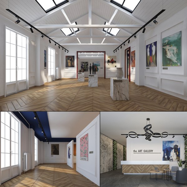 3D Modern Shopping Mall Interior model - TurboSquid 2038467