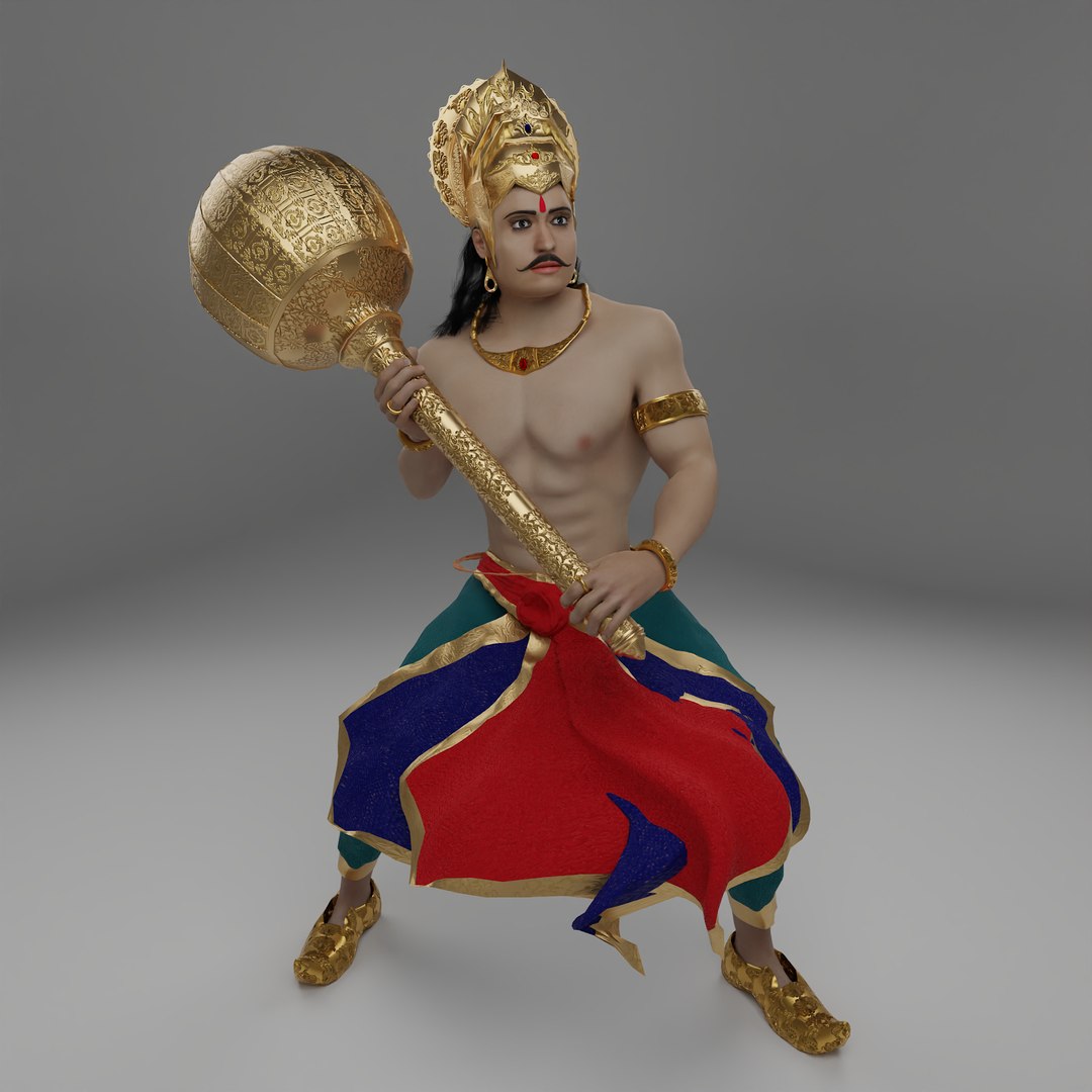 Bheem Mahabharat 3D Model - TurboSquid 1979790