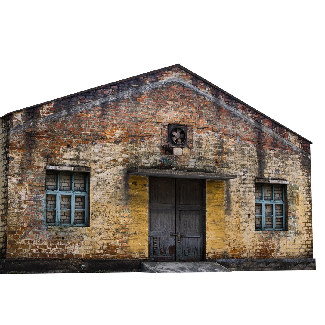 3D old building model - TurboSquid 1546133