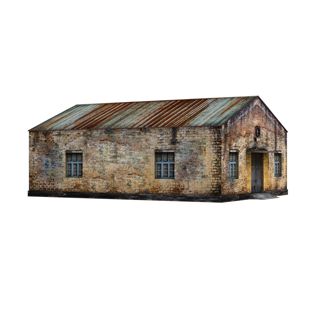 3D old building model - TurboSquid 1546133