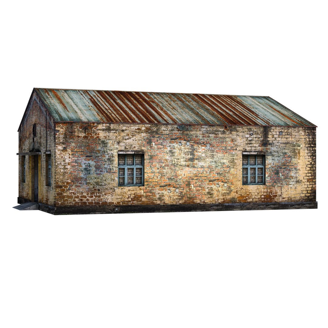 3D old building model - TurboSquid 1546133