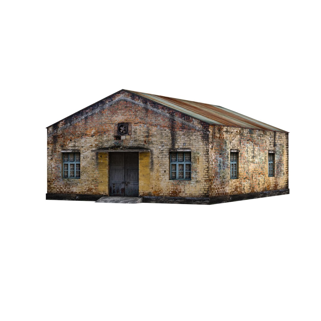 3D old building model - TurboSquid 1546133
