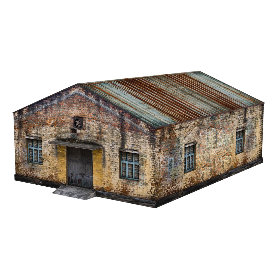 3D old building model - TurboSquid 1546133