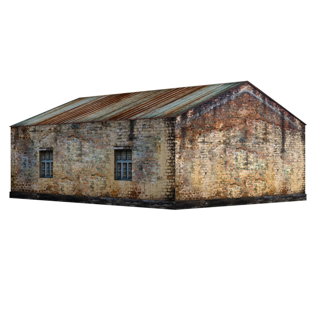 3D old building model - TurboSquid 1546133