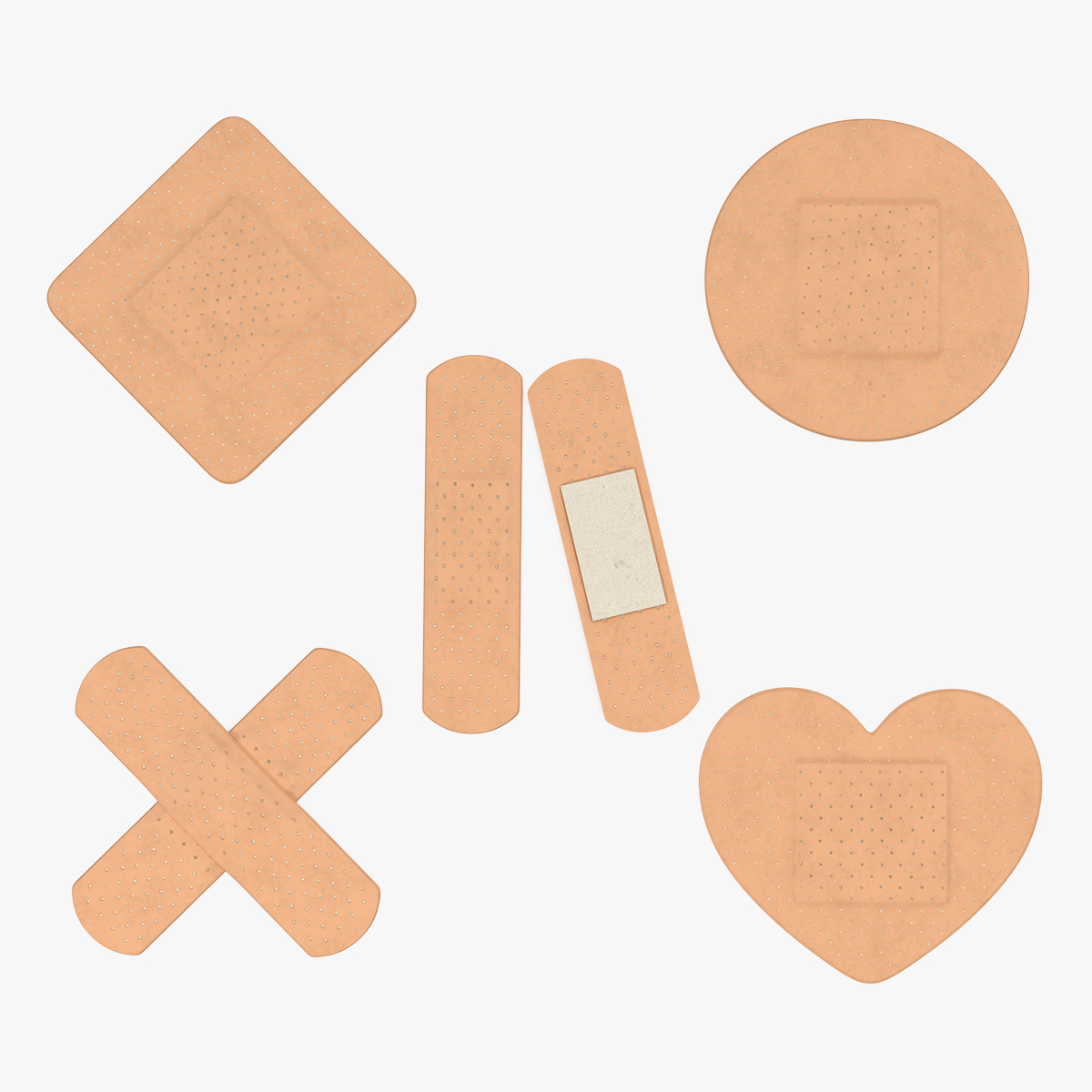 Band aid set 3D model - TurboSquid 1333078