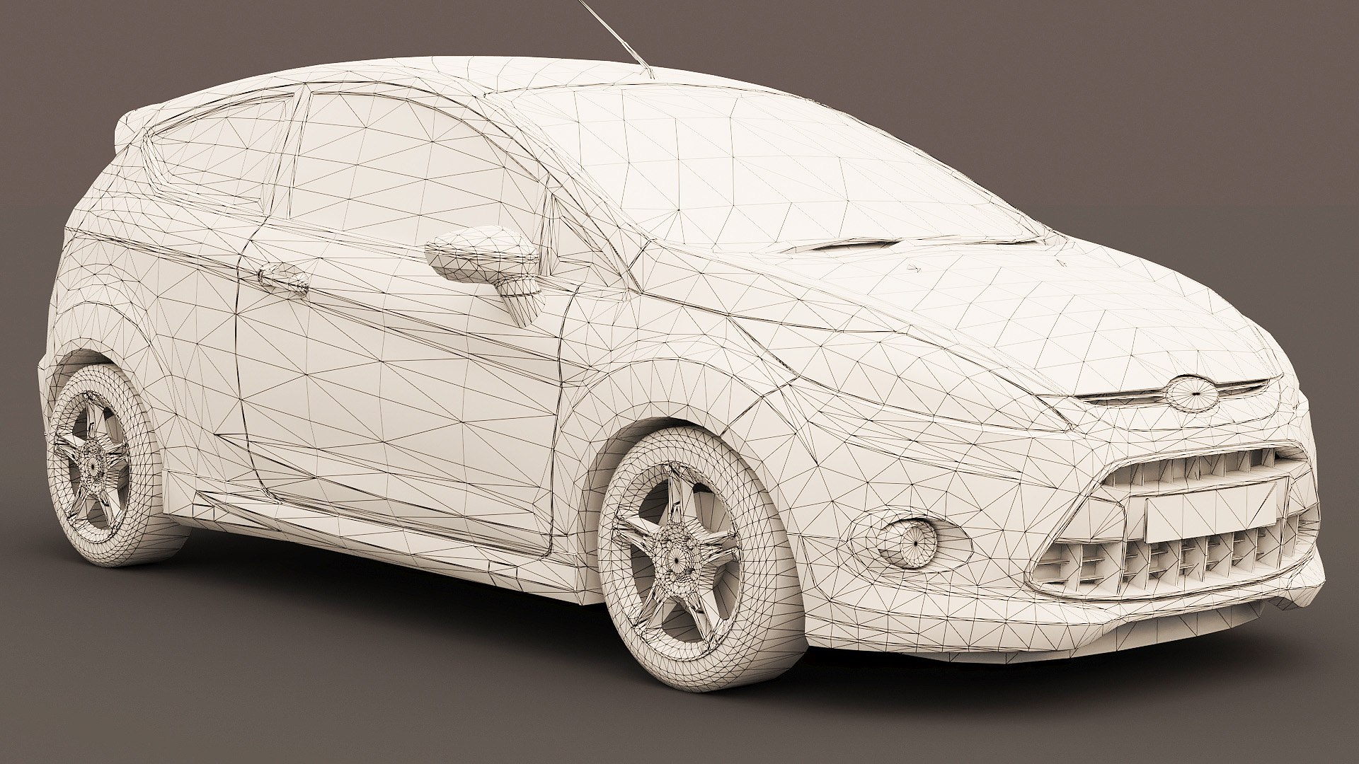 3D Ford Fiesta 2015 - TurboSquid 2031915