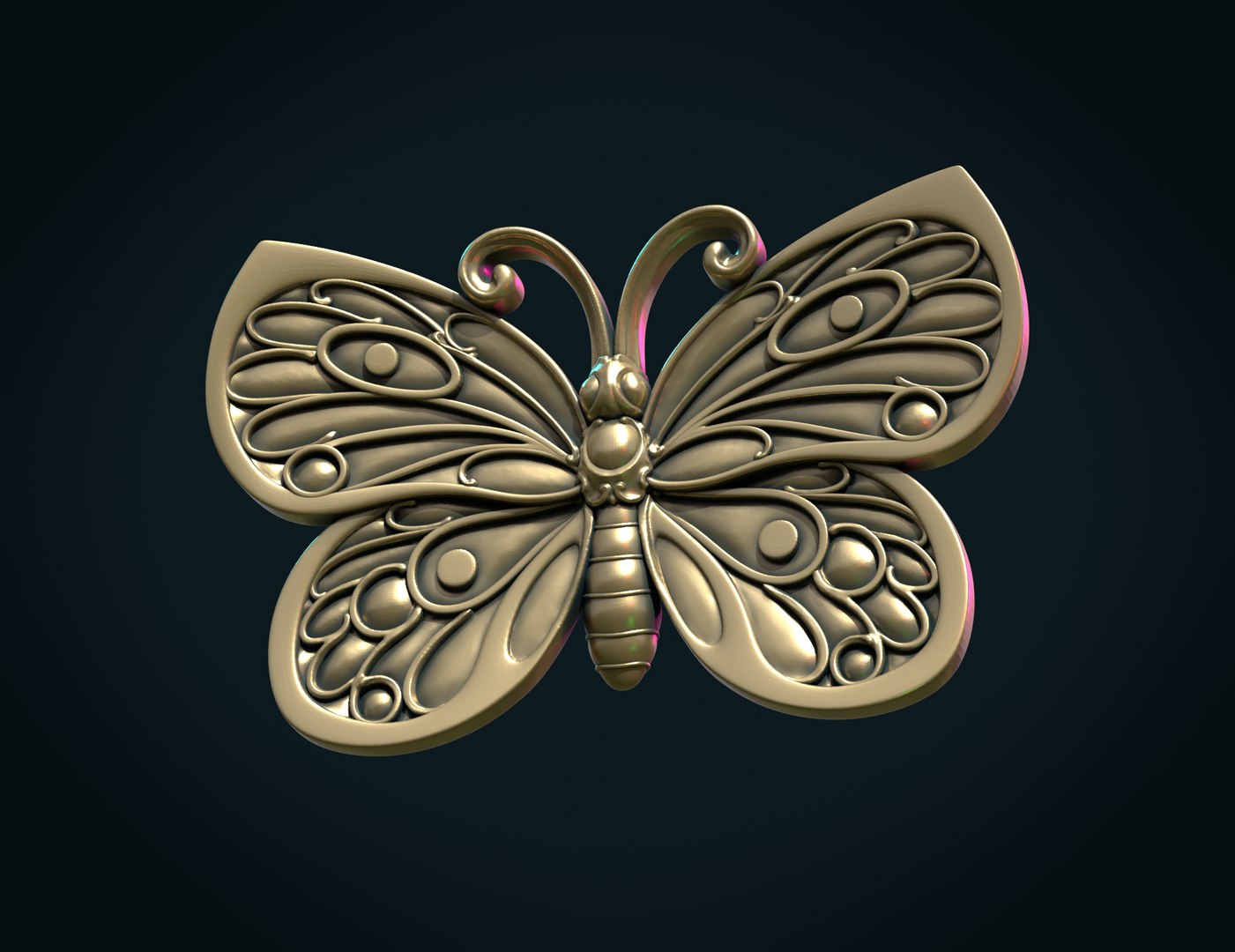 Printable Butterfly III Model - TurboSquid 1752205