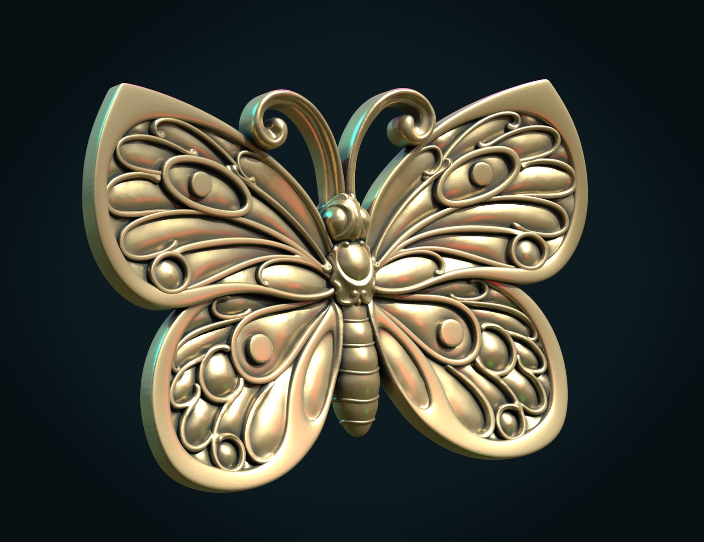 Printable Butterfly III Model - TurboSquid 1752205