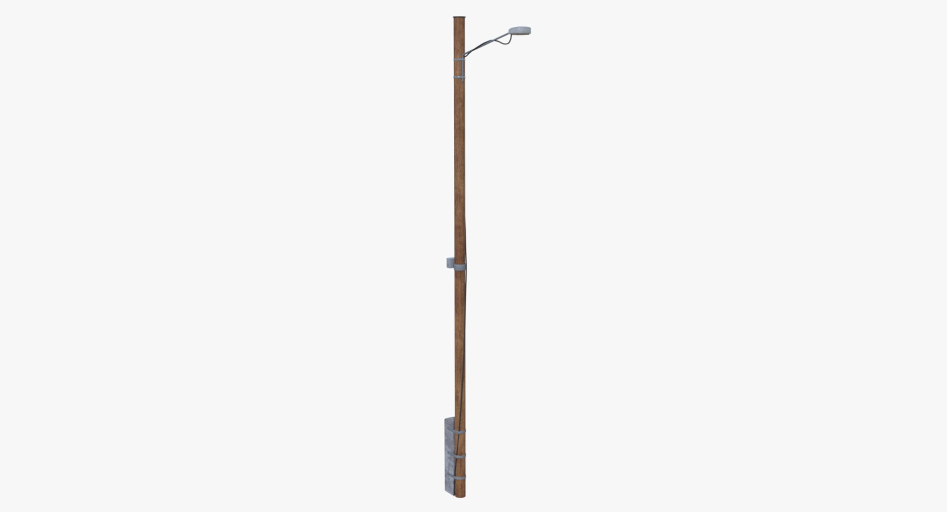 3d street light model