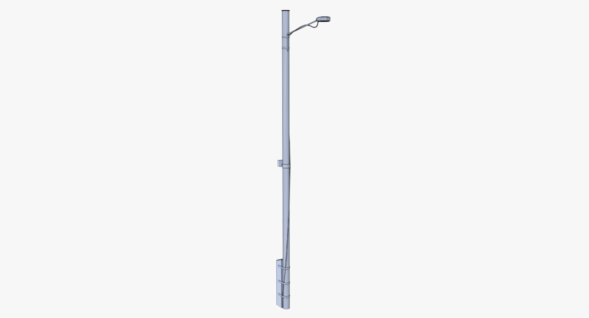 3d street light model