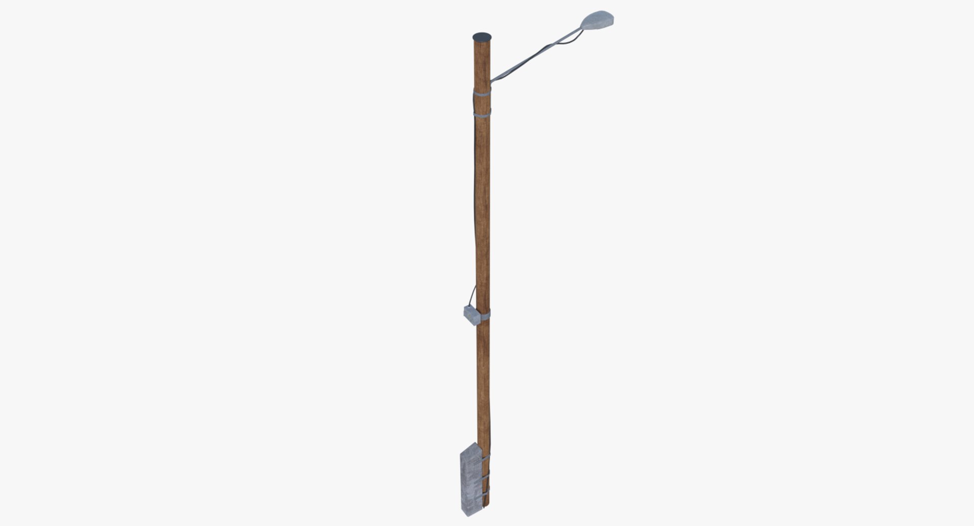 3d street light model