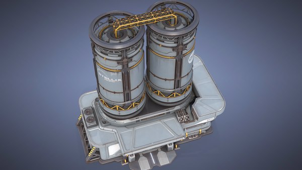 Sci-fi Building Silo PBR 3D - TurboSquid 1835571