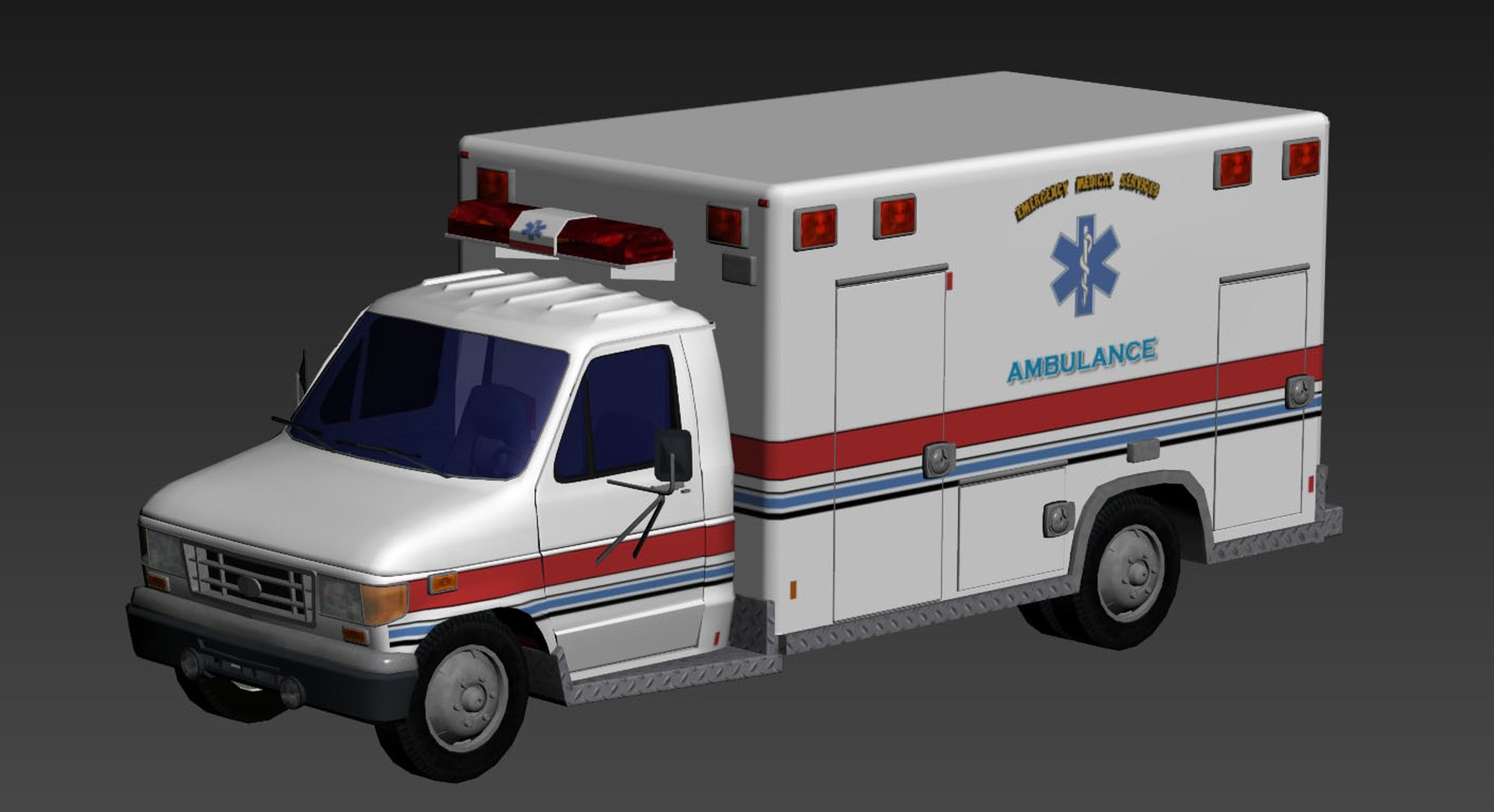 Ambulance 3D model - TurboSquid 1044548