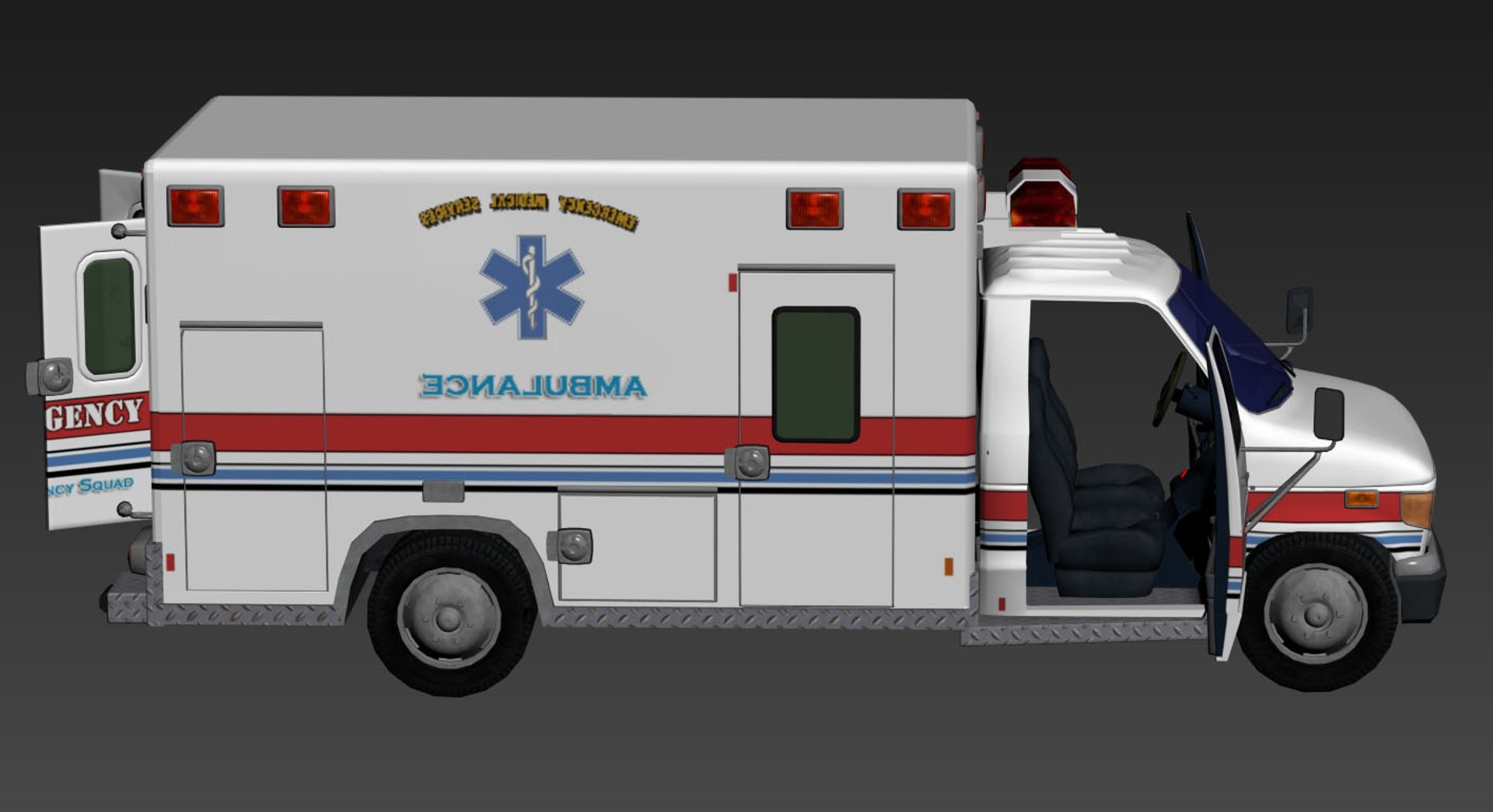 Ambulance 3D Model - TurboSquid 1044548