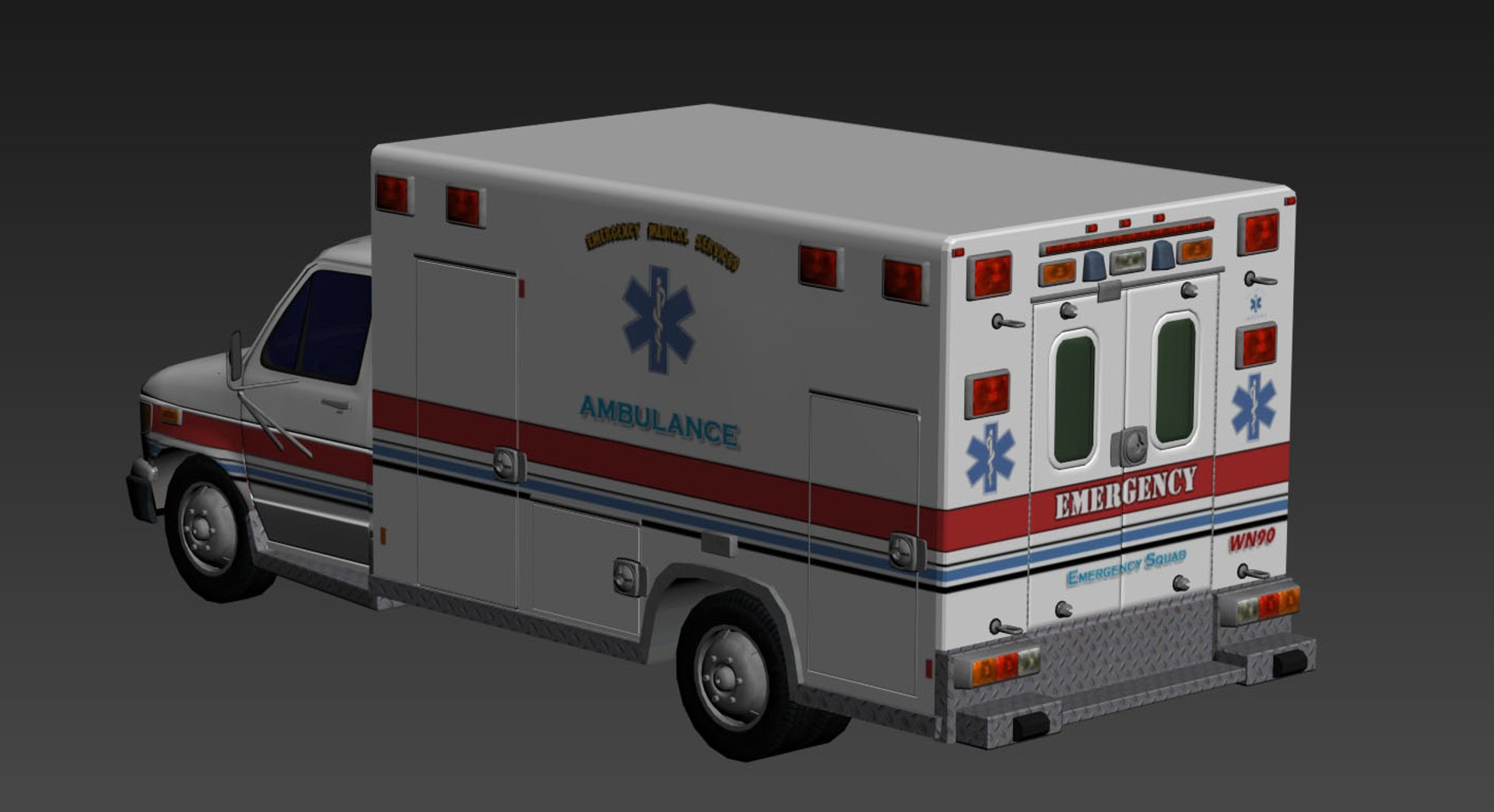 Ambulance 3D Model - TurboSquid 1044548