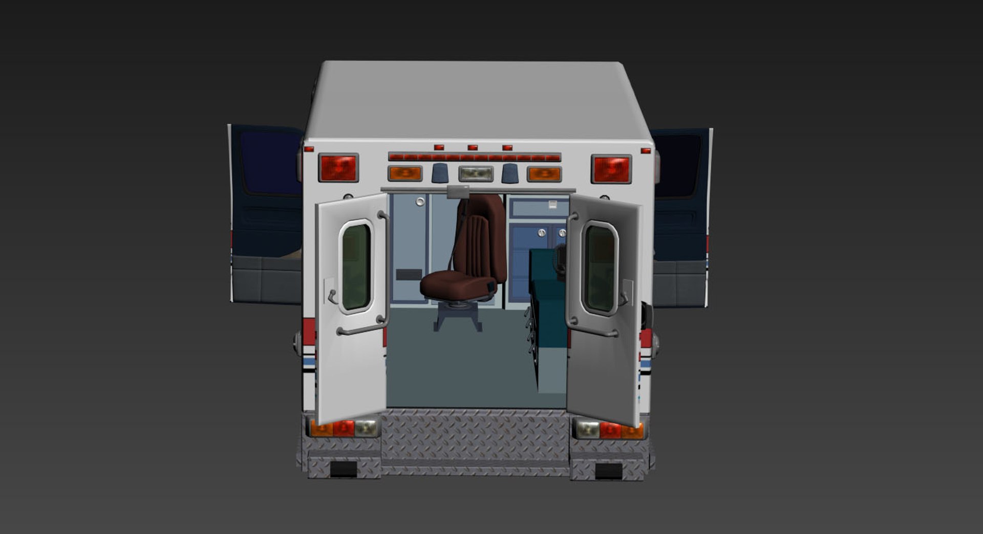 Ambulance 3D Model - TurboSquid 1044548