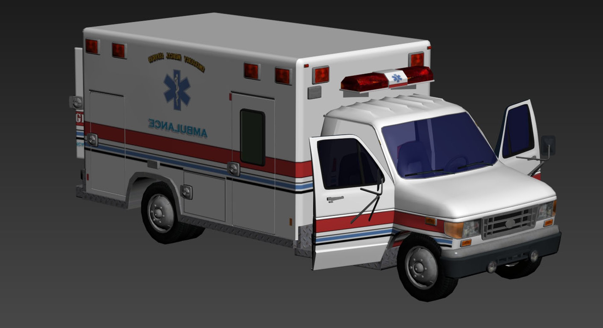Ambulance 3D model - TurboSquid 1044548