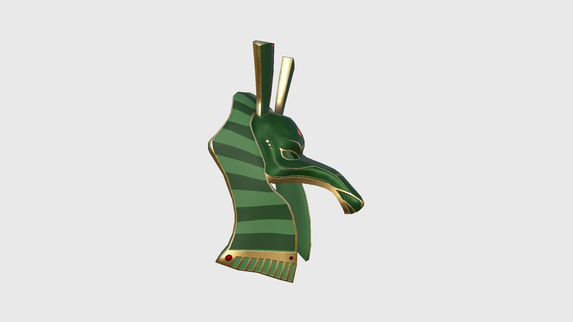 Seth Mask A07 - Egyptian Gods Character Clothing 3D Model - TurboSquid ...