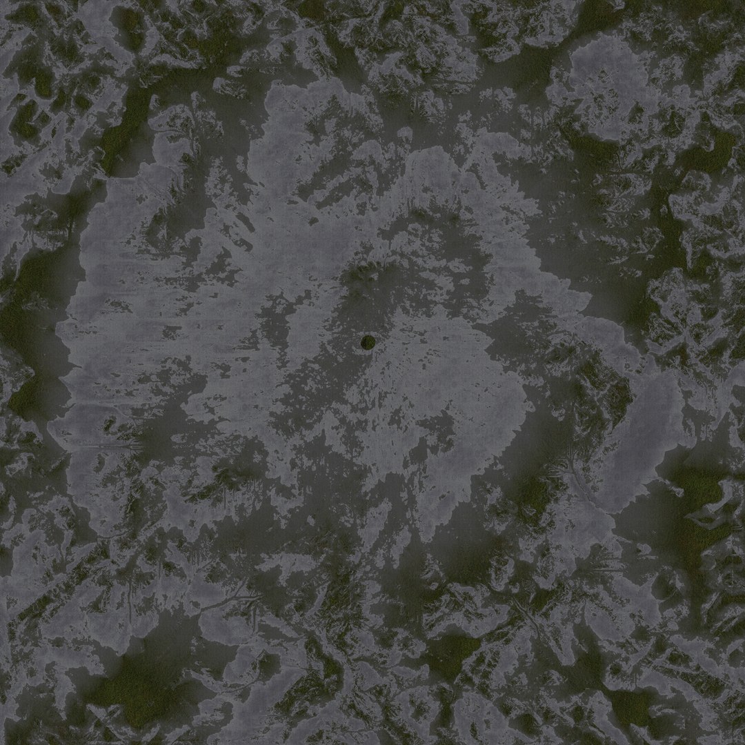 3d Professional Terrain Heightmap Model