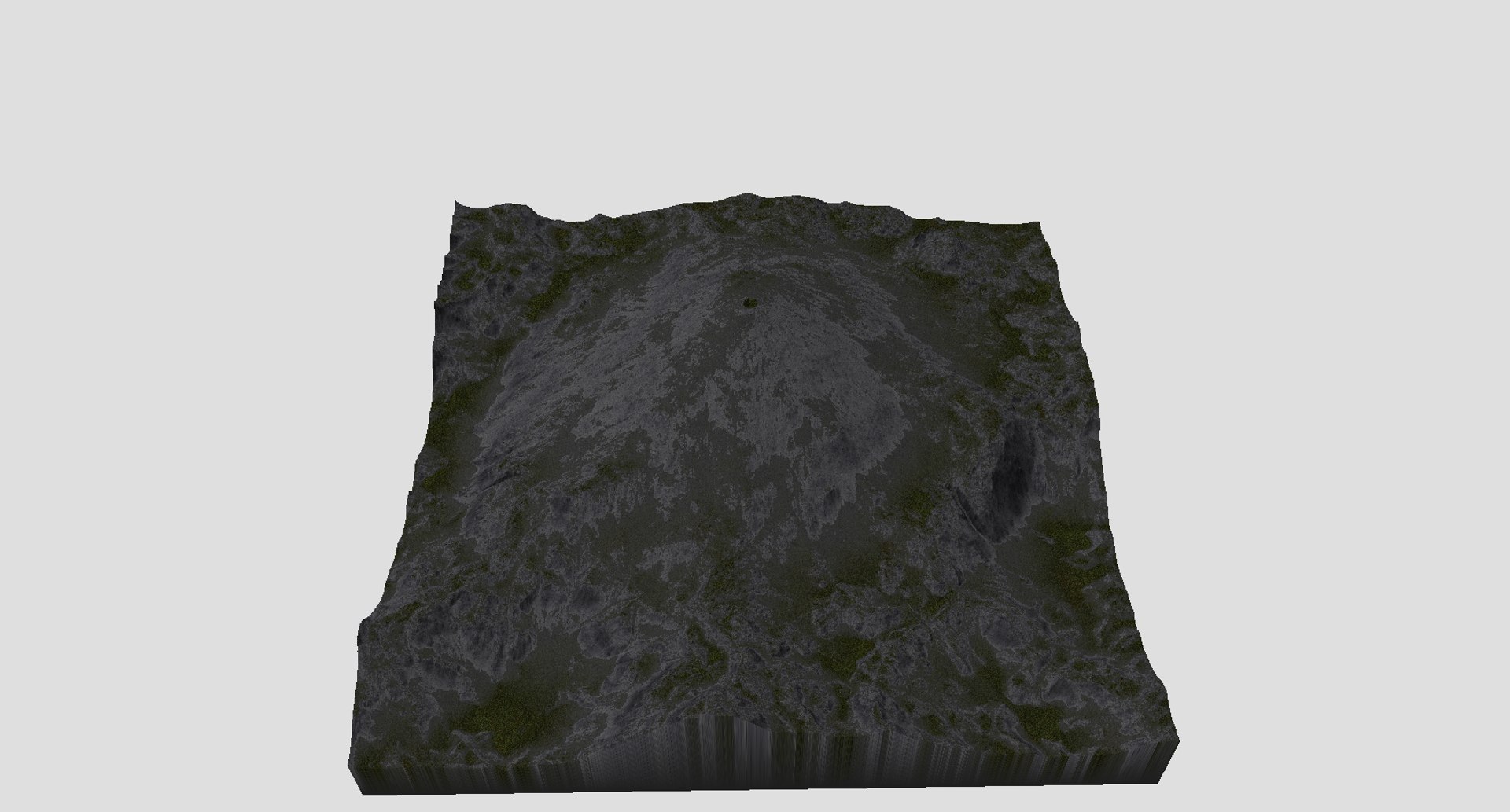 3d Professional Terrain Heightmap Model