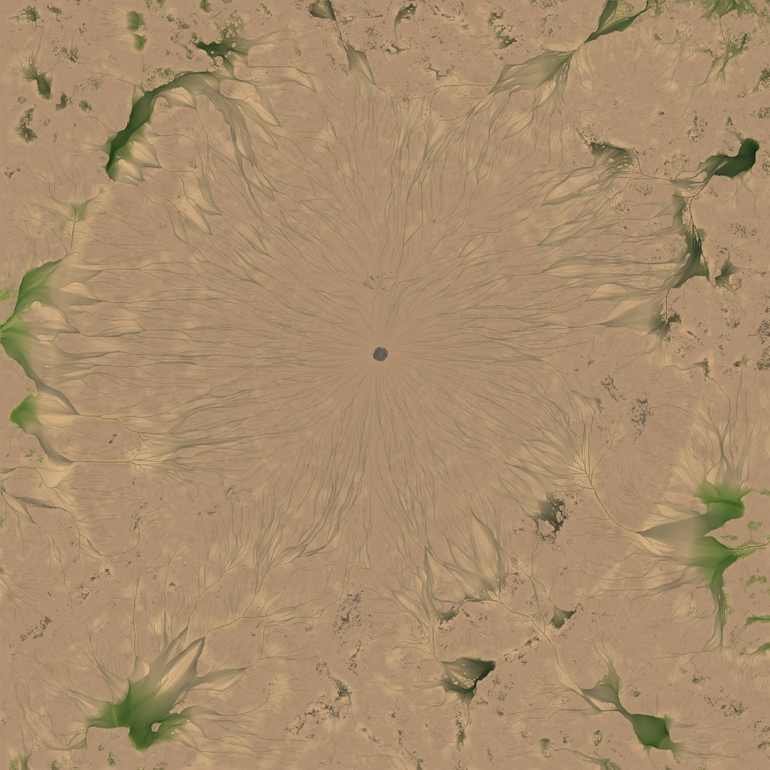 3d Professional Terrain Heightmap Model