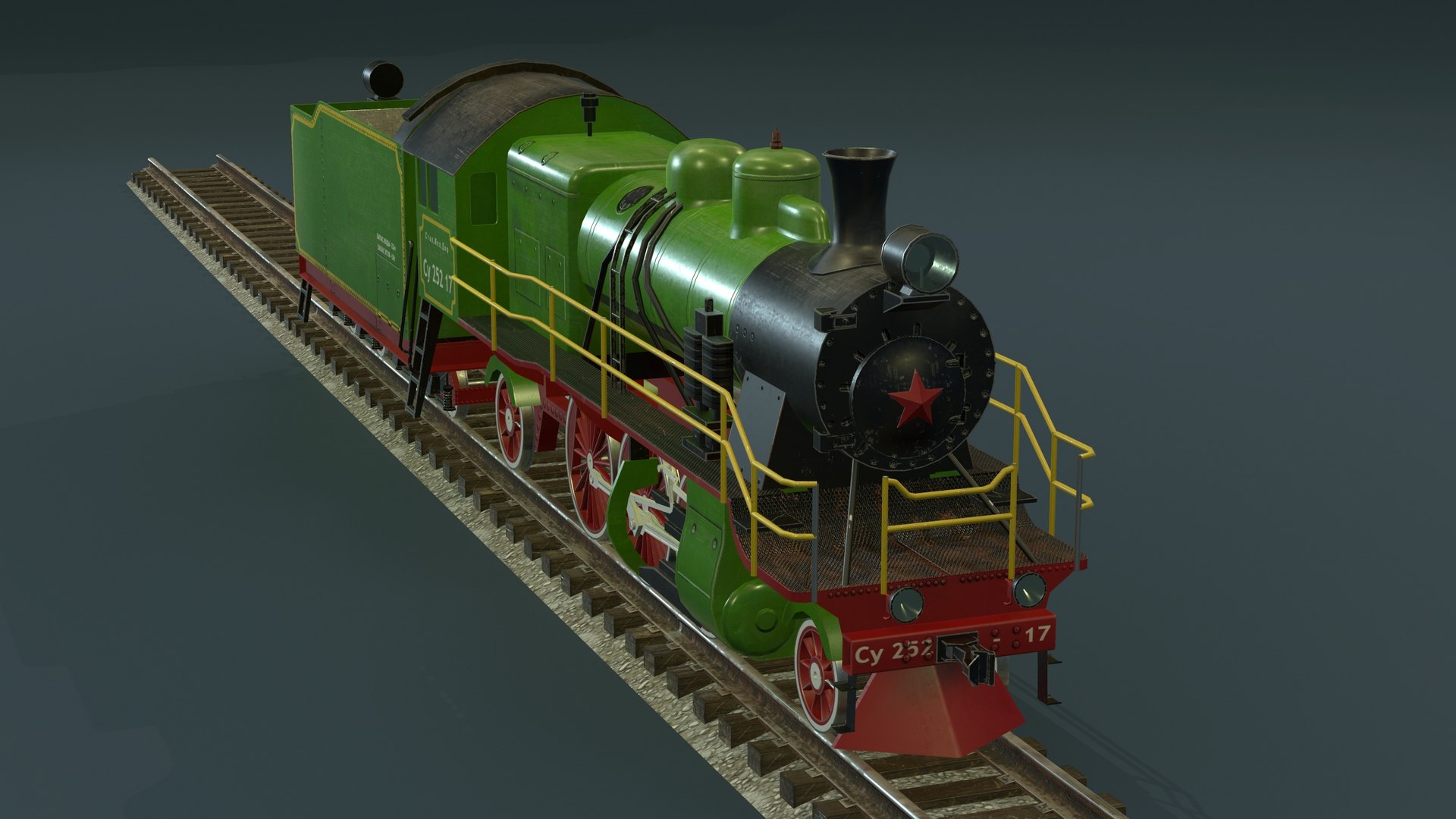 3D Locomotive Train Vehicle Model - TurboSquid 1626229