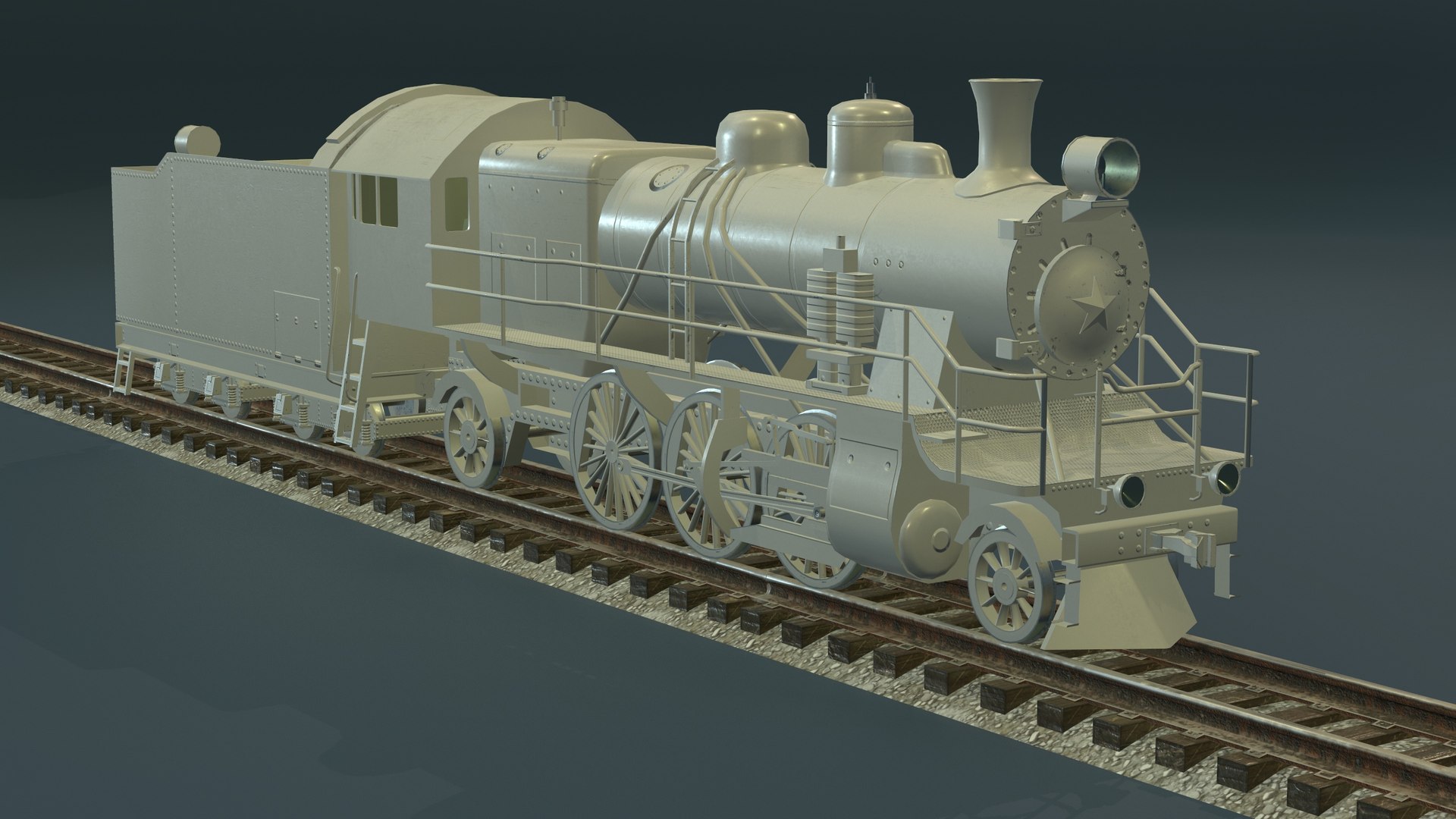 3D Locomotive Train Vehicle Model - TurboSquid 1626229