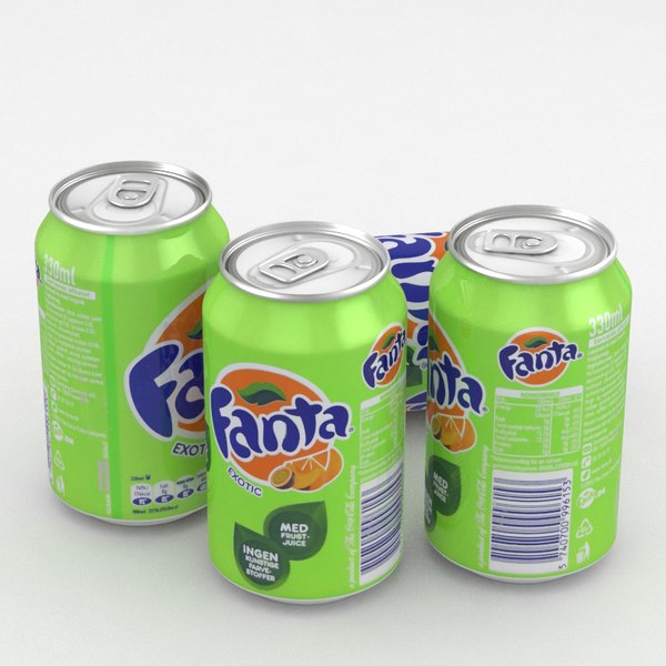 modèle 3D de Canette de boisson Fanta Exotic 330ml - TurboSquid 1178302