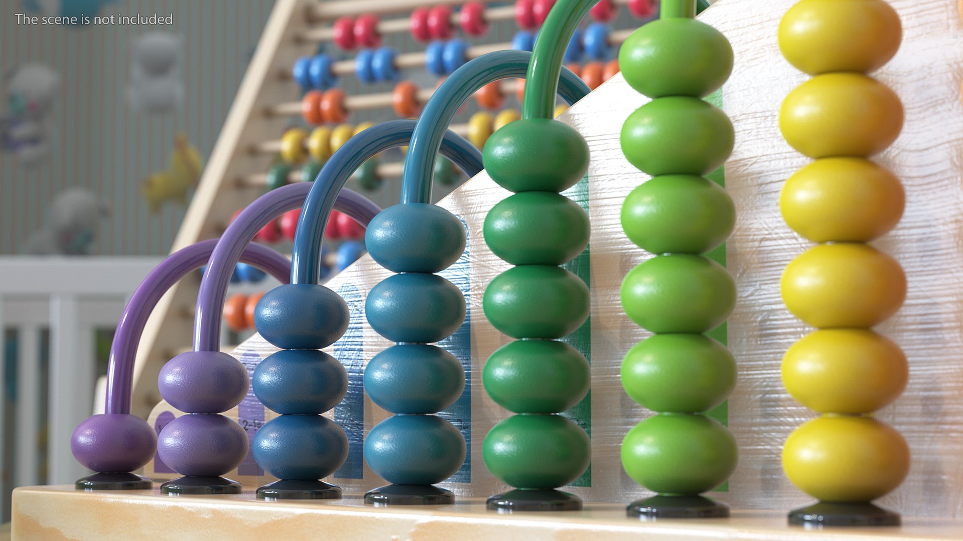 Learning Subtract Abacus Toy 3D Model - TurboSquid 1652232