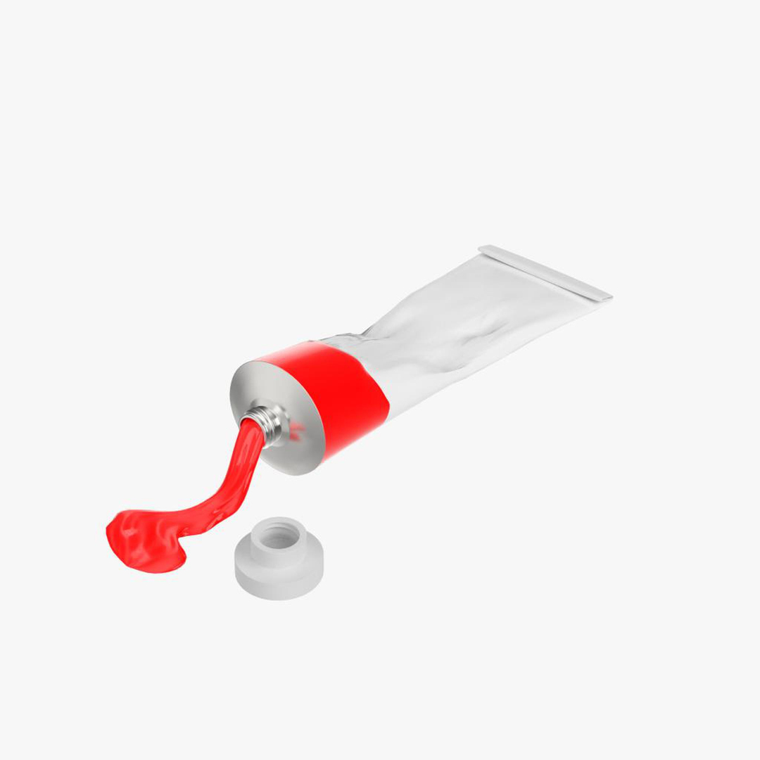 Paint Tube Open 3D Model - TurboSquid 1498441