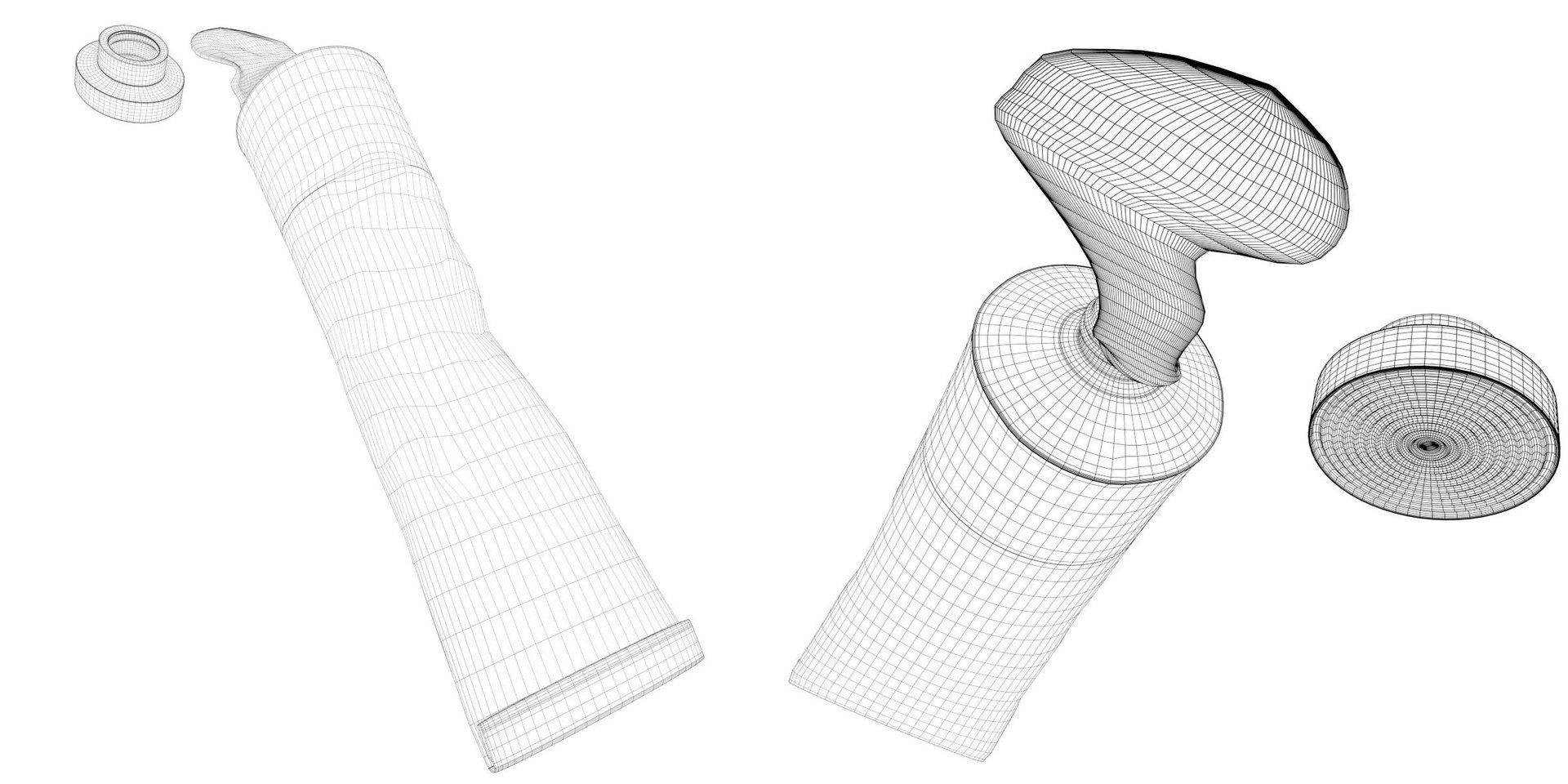 Paint Tube Open 3D Model - TurboSquid 1498441