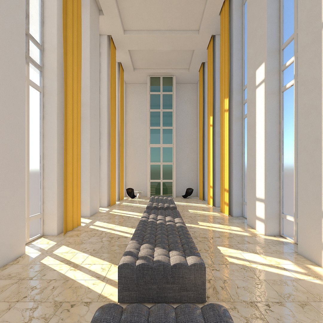 Lobby 01 3D Model - TurboSquid 1243888