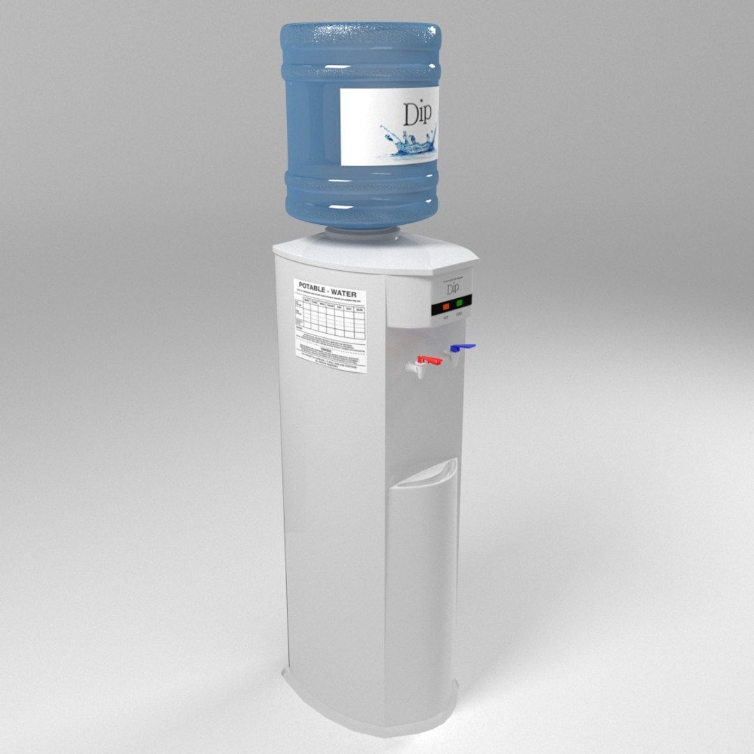 Water Dispenser Model - TurboSquid 1237268