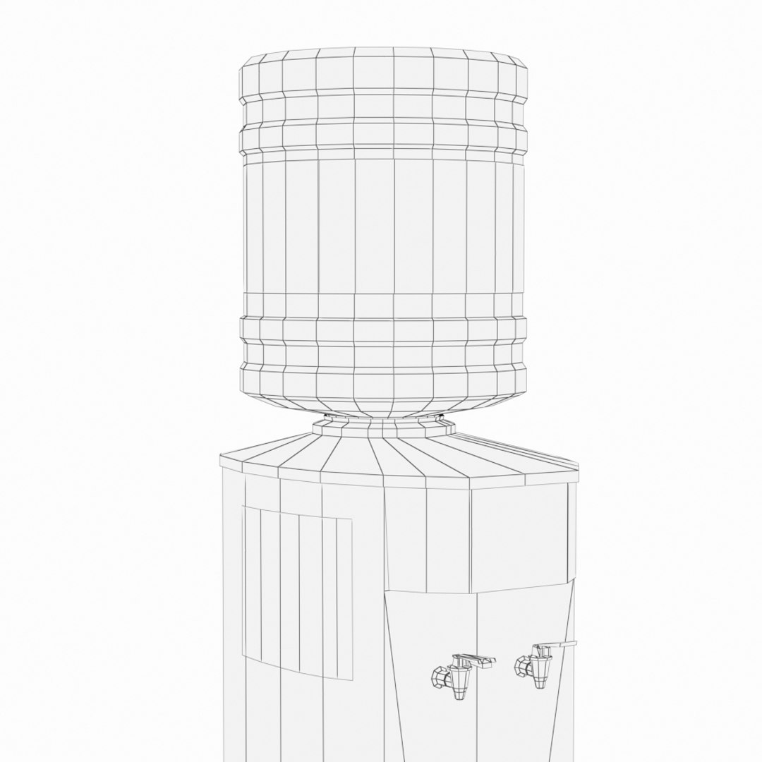 Water Dispenser Model - TurboSquid 1237268