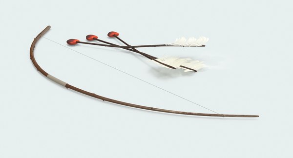 3d cupid bow arrow