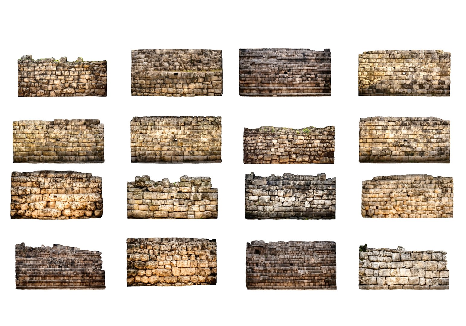 Ancient Walls Architecture Pack 16 3D - TurboSquid 2083504