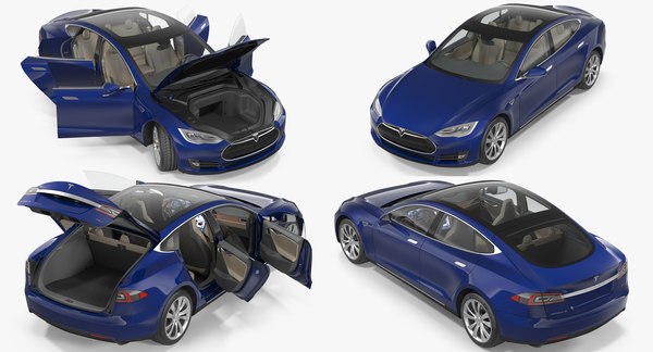 3D tesla s interior modeled - TurboSquid 1192458