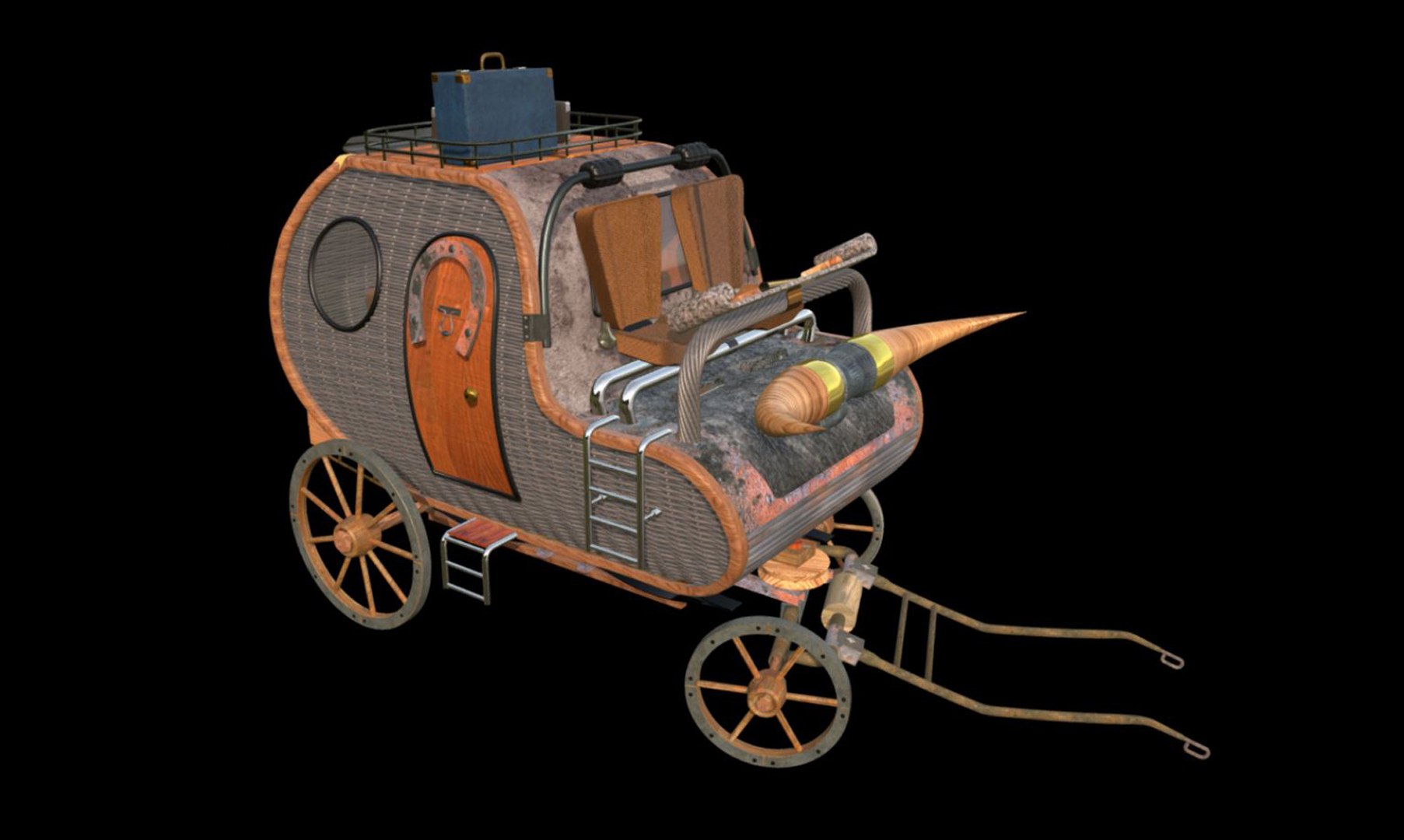 3D New Generation Trolley - TurboSquid 2341547