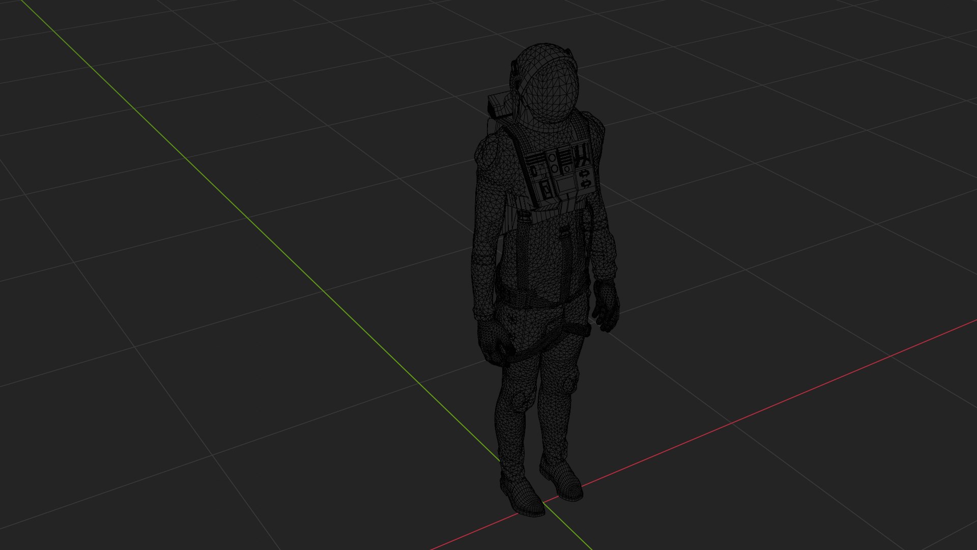 3D Astronaut Spacesuit Chile model - TurboSquid 1905043