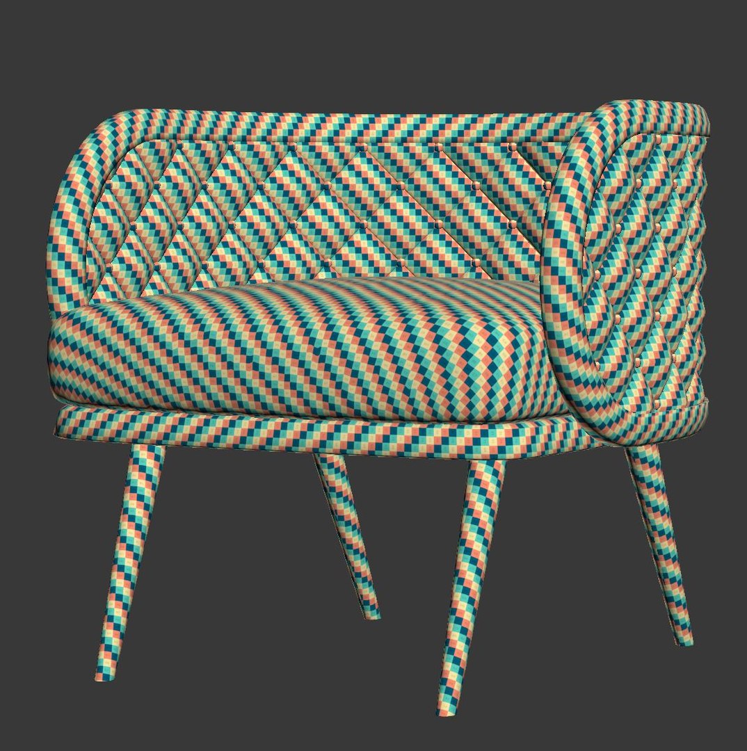 Victoria leather restaurant chair LC15 3D - TurboSquid 1772170