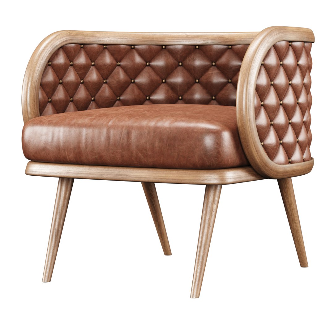 Victoria leather restaurant chair LC15 3D - TurboSquid 1772170