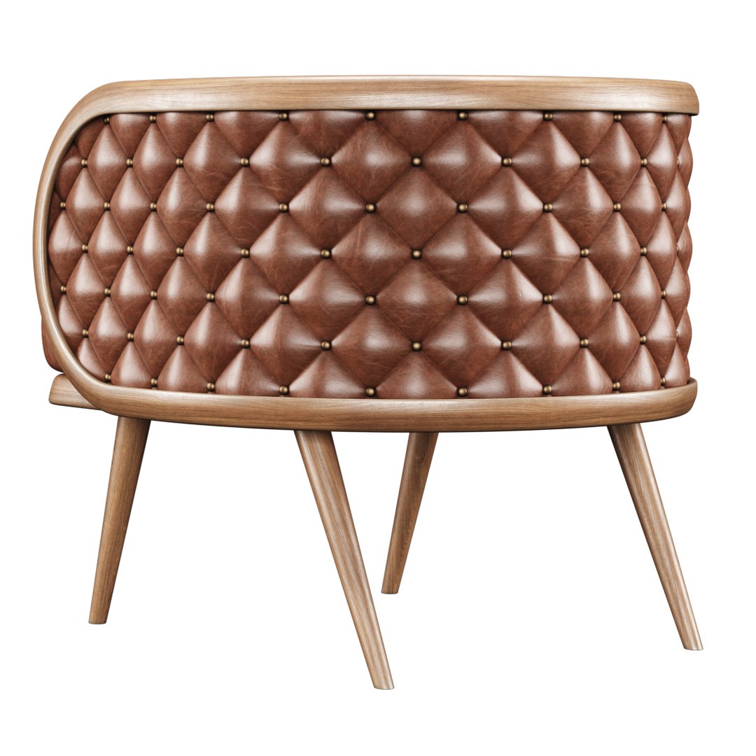 Victoria leather restaurant chair LC15 3D - TurboSquid 1772170