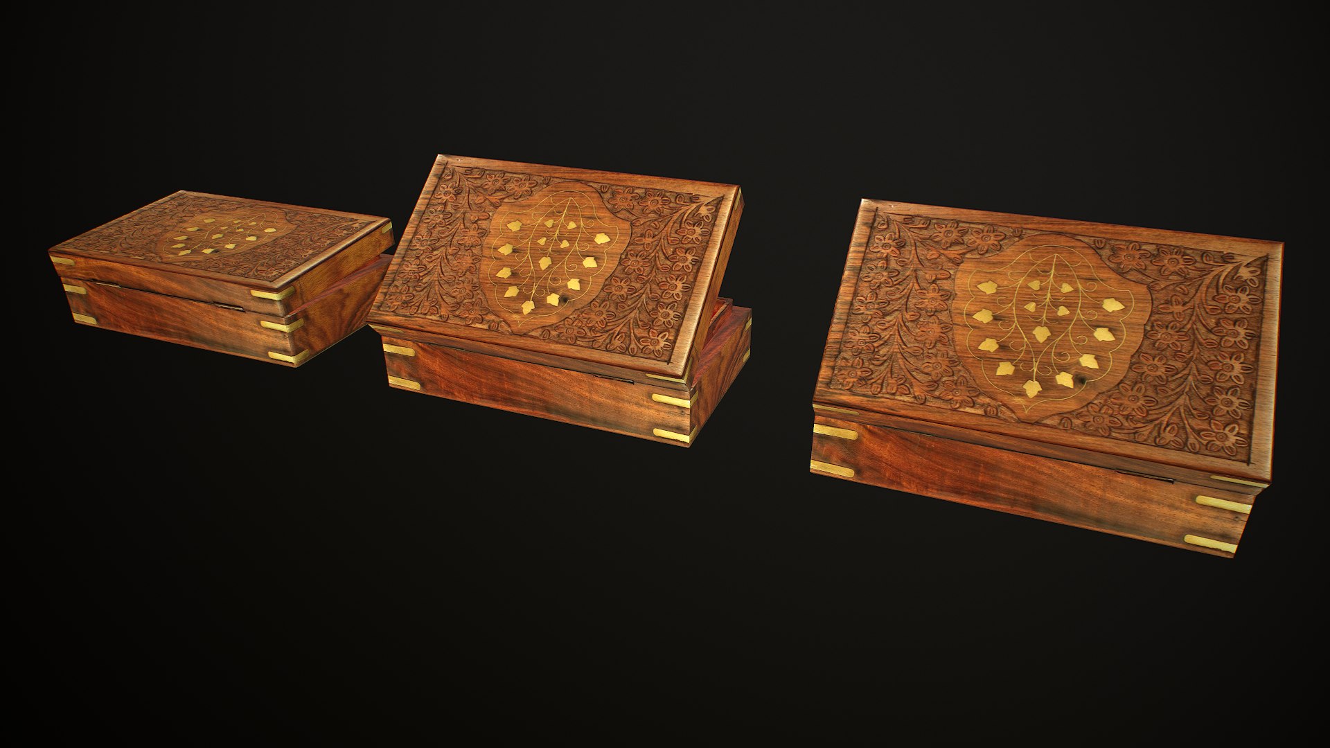 Box Games 3d Model