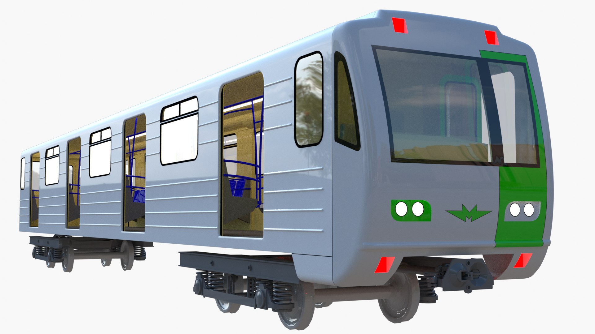 3D Model Metro Train - TurboSquid 1634276