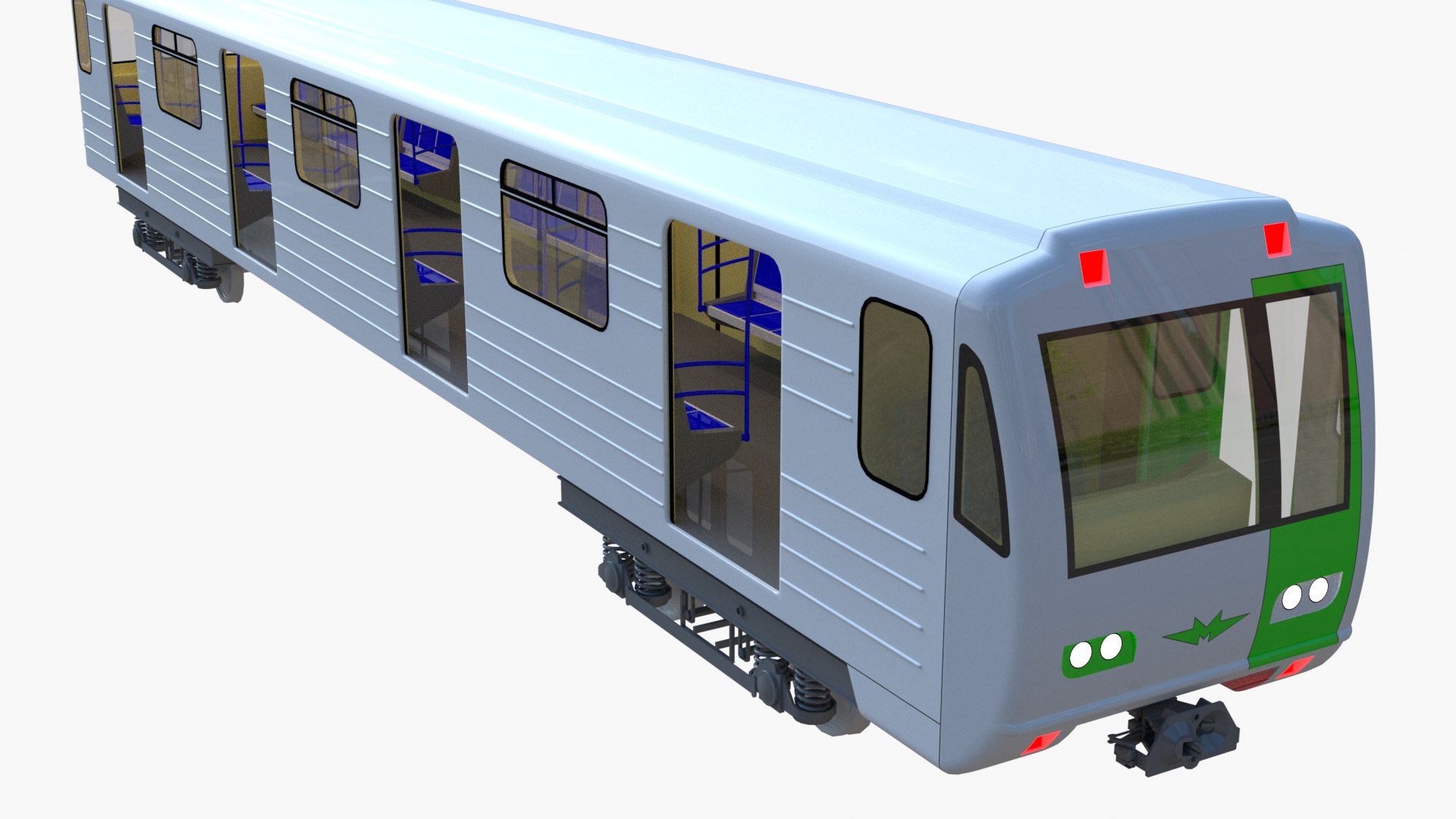 3D Model Metro Train - TurboSquid 1634276
