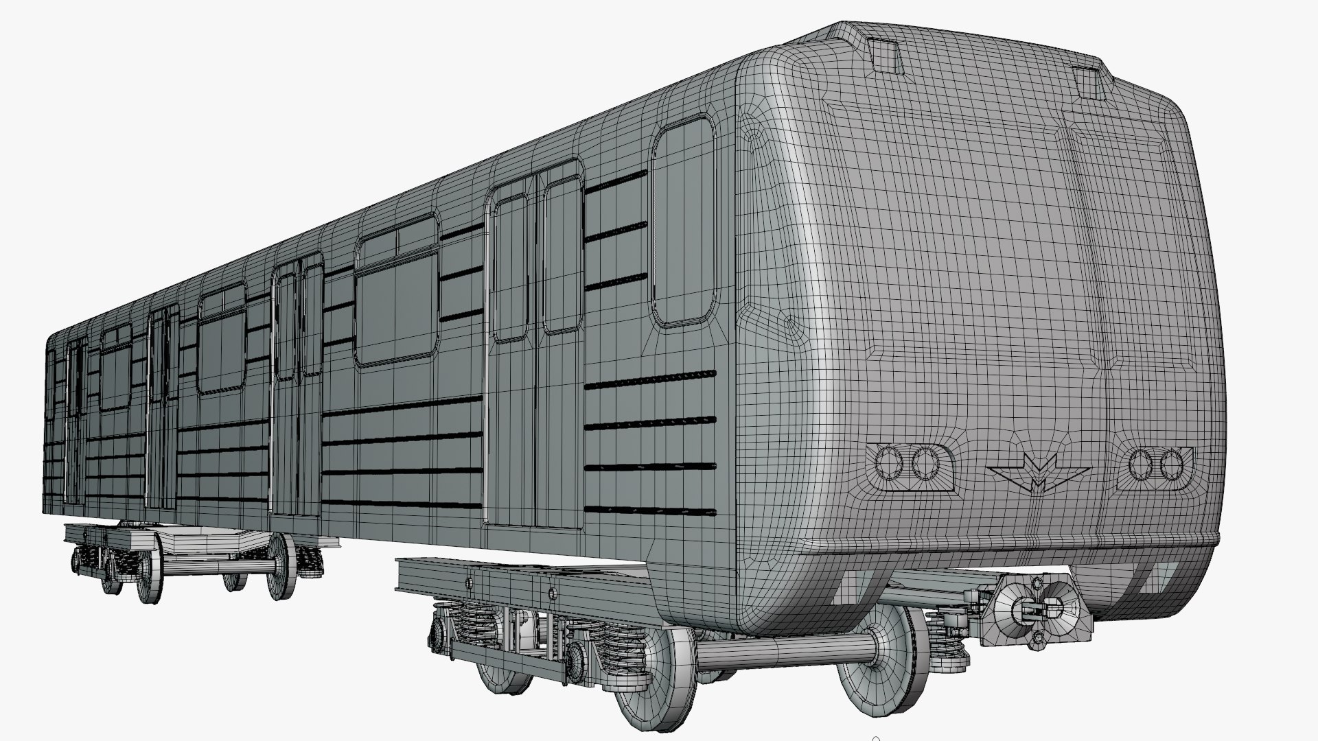 3D Model Metro Train - TurboSquid 1634276