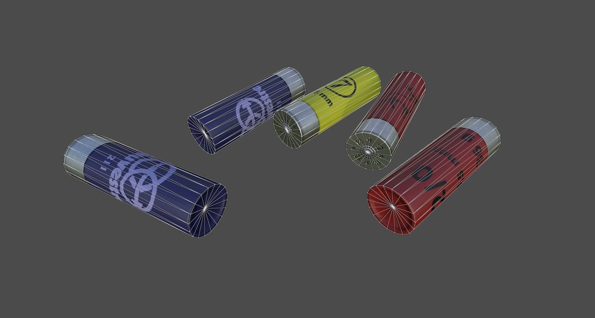3D 12 Gauge Slug Low-poly PBR Model - TurboSquid 2292047