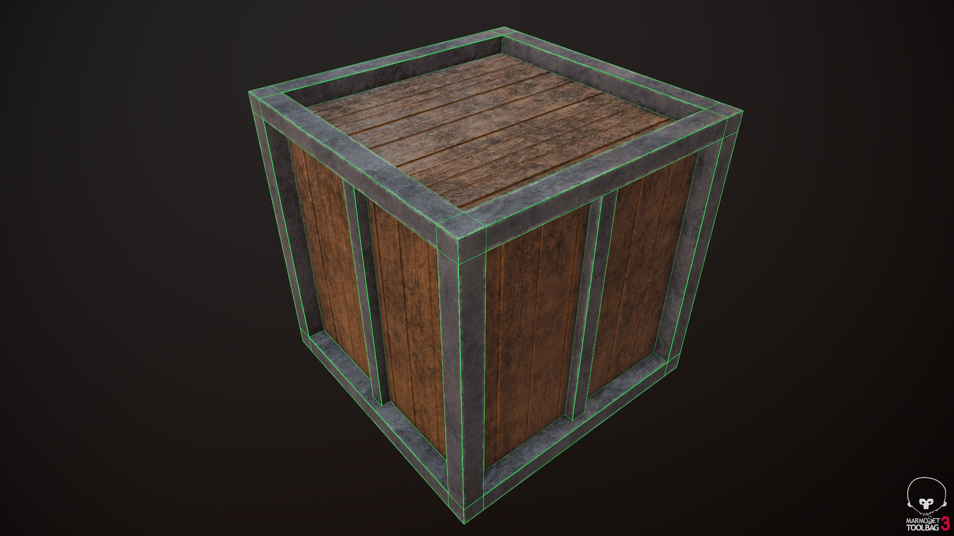 3D Crate-box Pbr Ready - TurboSquid 1453989