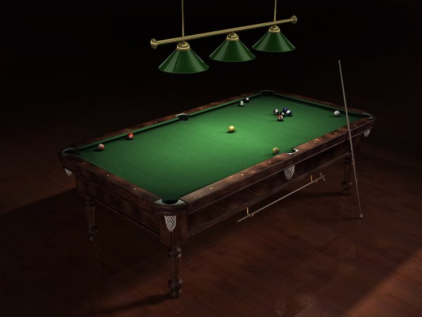 craps table chips dice 3d model